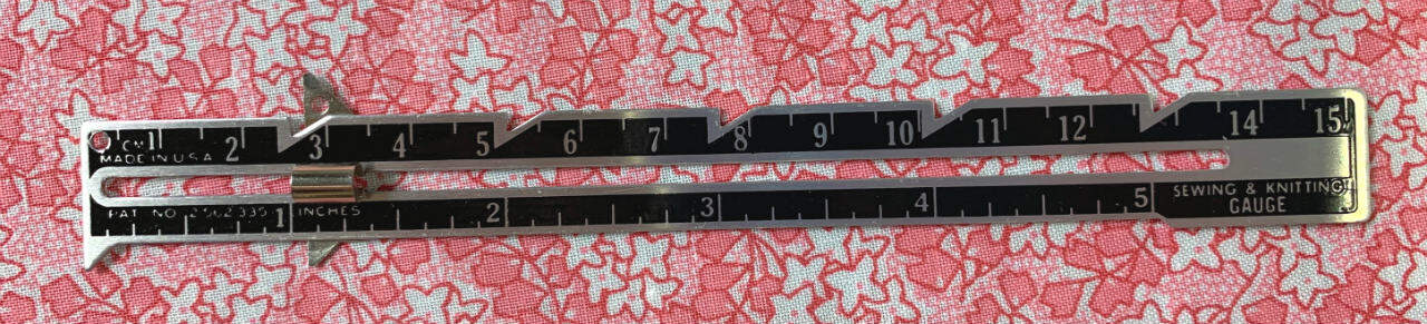 How to Use a Sewing Gauge for Hems - The Ruffled Purse®