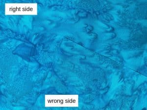 Right Side vs. Wrong Side of Fabric - The Ruffled Purse®