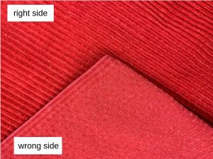 Right Side vs. Wrong Side of Fabric - The Ruffled Purse®
