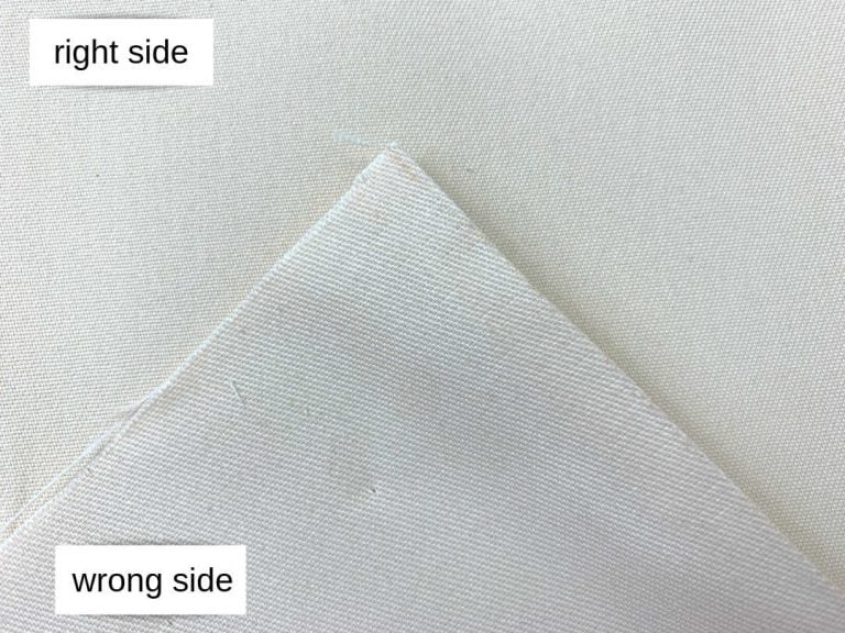 Right Side vs. Wrong Side of Fabric - The Ruffled Purse®