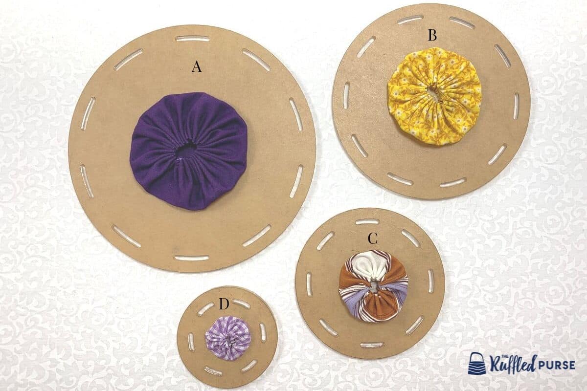 How to Sew Fabric Yo-Yos - The Ruffled Purse®