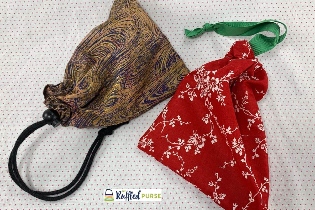 How to Sew a Drawstring Bag - The Ruffled Purse®