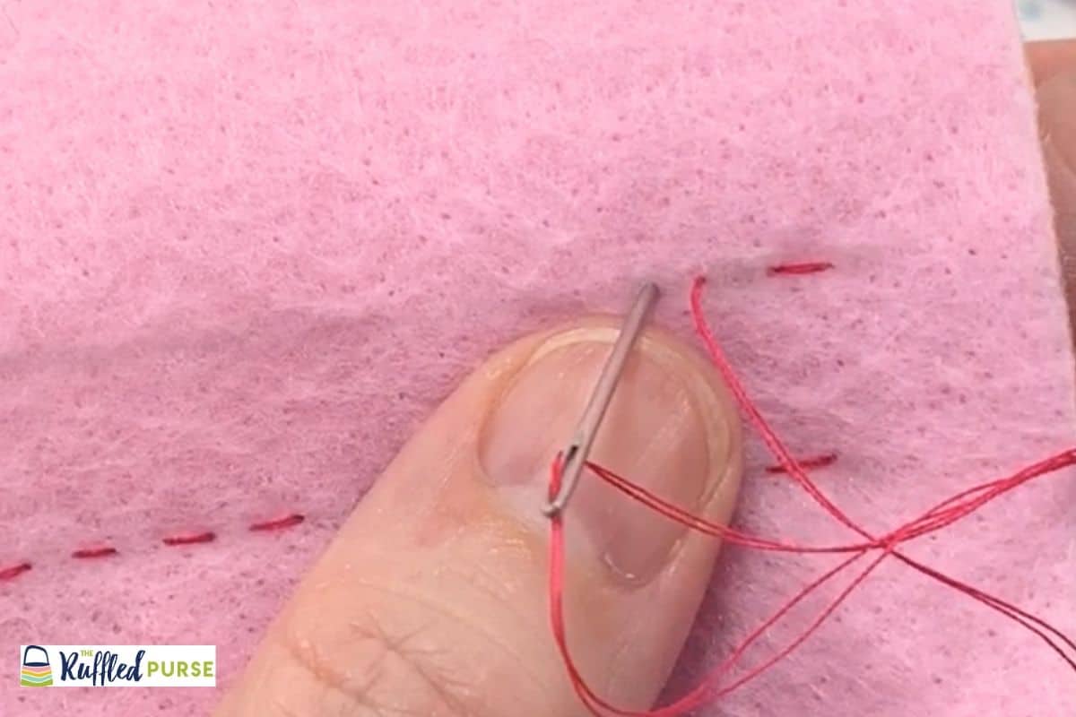 How to Do the Running Stitch - The Ruffled Purse®