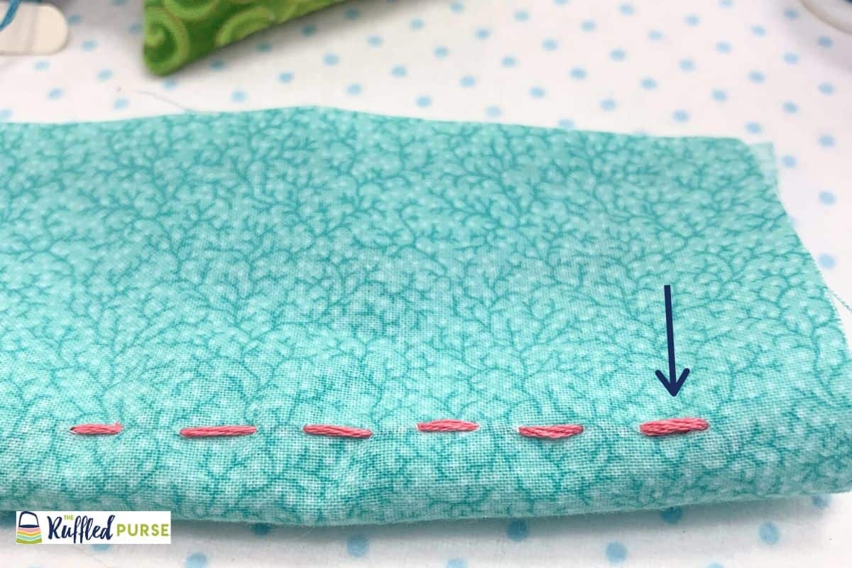 How to Finish a Stitch in Hand Sewing - The Ruffled Purse®