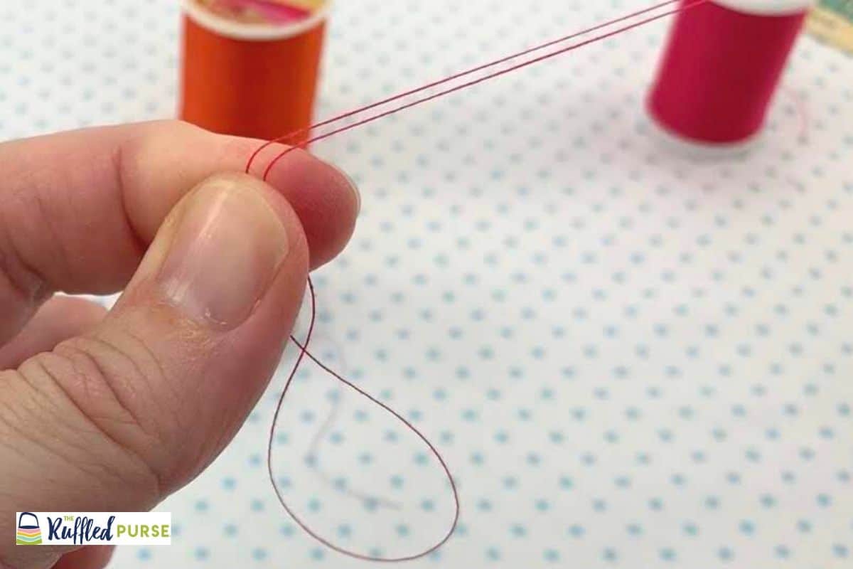 3 Ways to Tie a Knot in Thread - The Ruffled Purse®