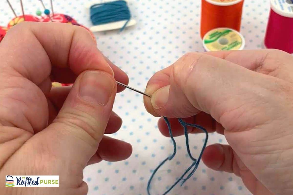 3 Ways to Tie a Knot in Thread - The Ruffled Purse®