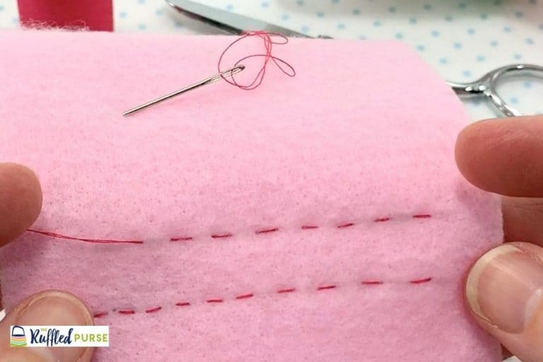 How to Do the Running Stitch - The Ruffled Purse®