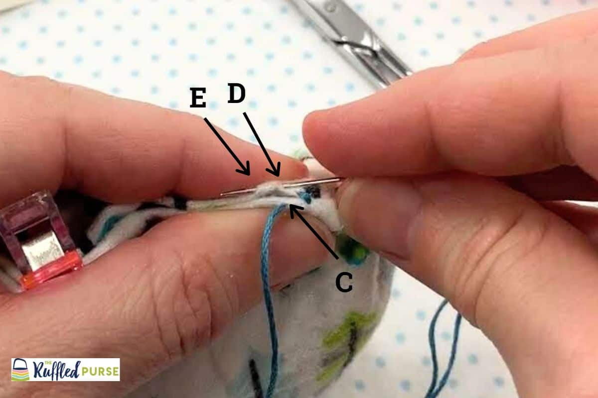 How to Do an Invisible Stitch (aka the Ladder Stitch) - The Ruffled Purse®
