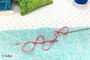 How to Finish a Stitch in Hand Sewing - The Ruffled Purse®