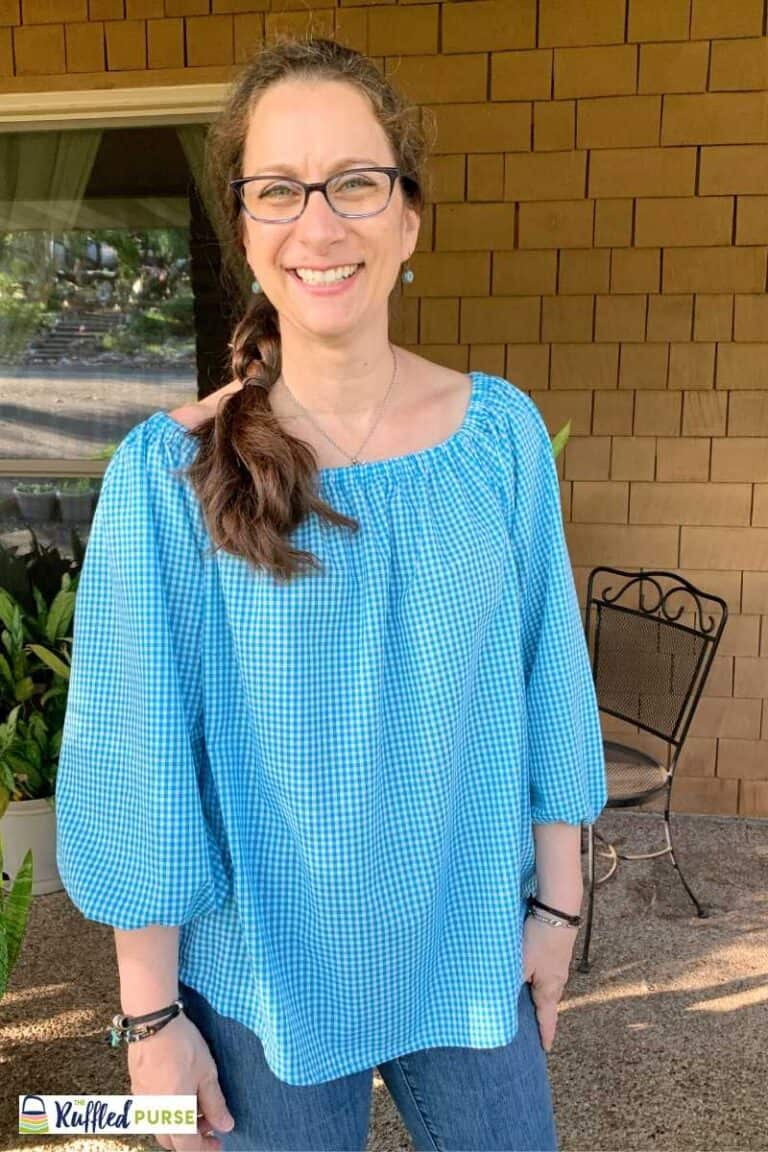 Easy-to-Sew Peasant Blouse Pattern - The Ruffled Purse®