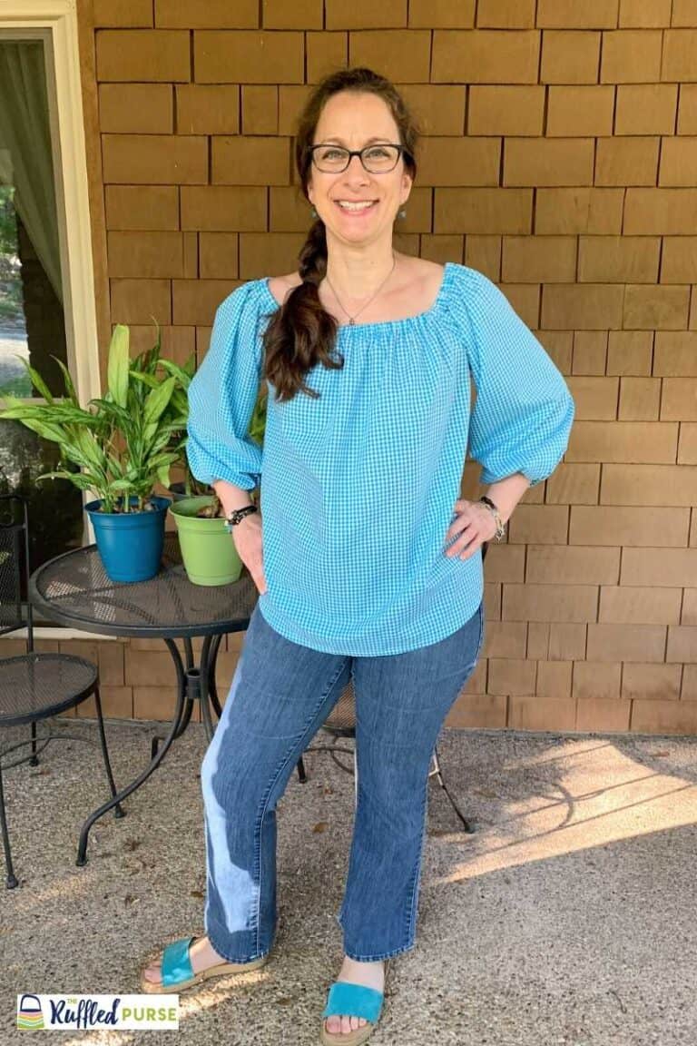 Easy-to-Sew Peasant Blouse Pattern - The Ruffled Purse®