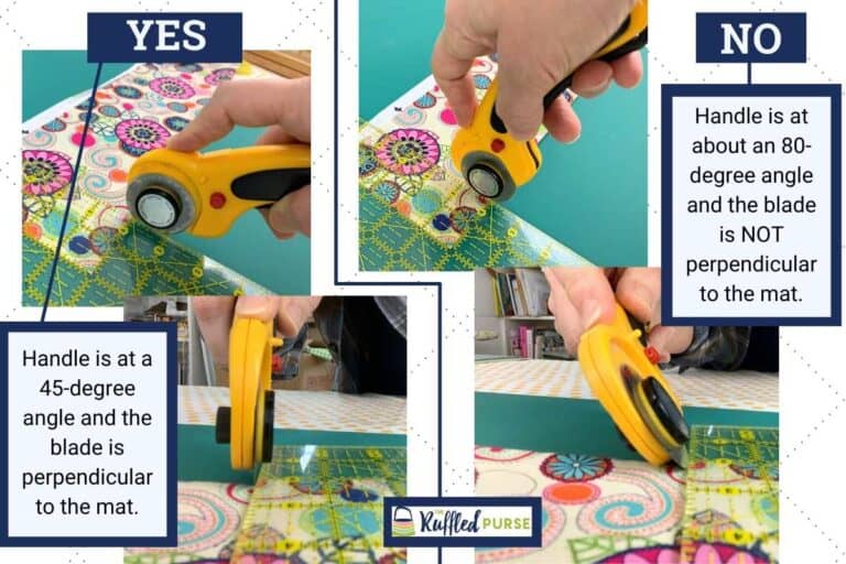 How to Use a Rotary Cutter - The Ruffled Purse®