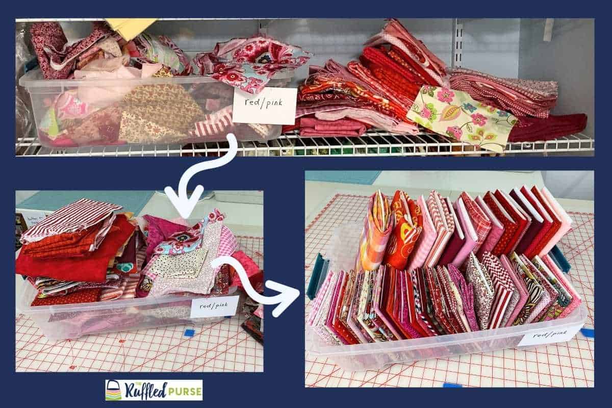 Storing Fabric to Maximize Space and Reduce Hassle - The Ruffled Purse®