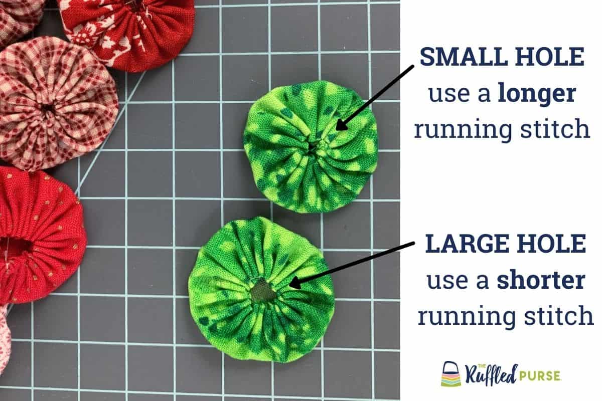 How to Sew Fabric Yo-Yos - The Ruffled Purse®
