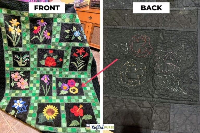 An Easy Quilt as You Go Technique - The Ruffled Purse®